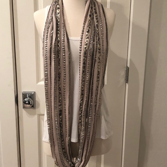 BCBGMaxAzria | Accessories | Bcbgmaxazria Studded Scarf | Poshmark